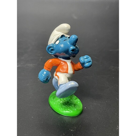 Toys | Jogger Smurf 2172 Vintage Smurfs Figure Pitufo Puffi Schlumpf ...